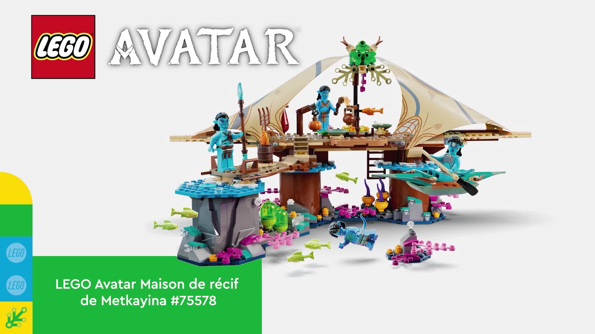 LEGO® Avatar 75578 La maison du récif de Metkayina - Lego - Achat ...