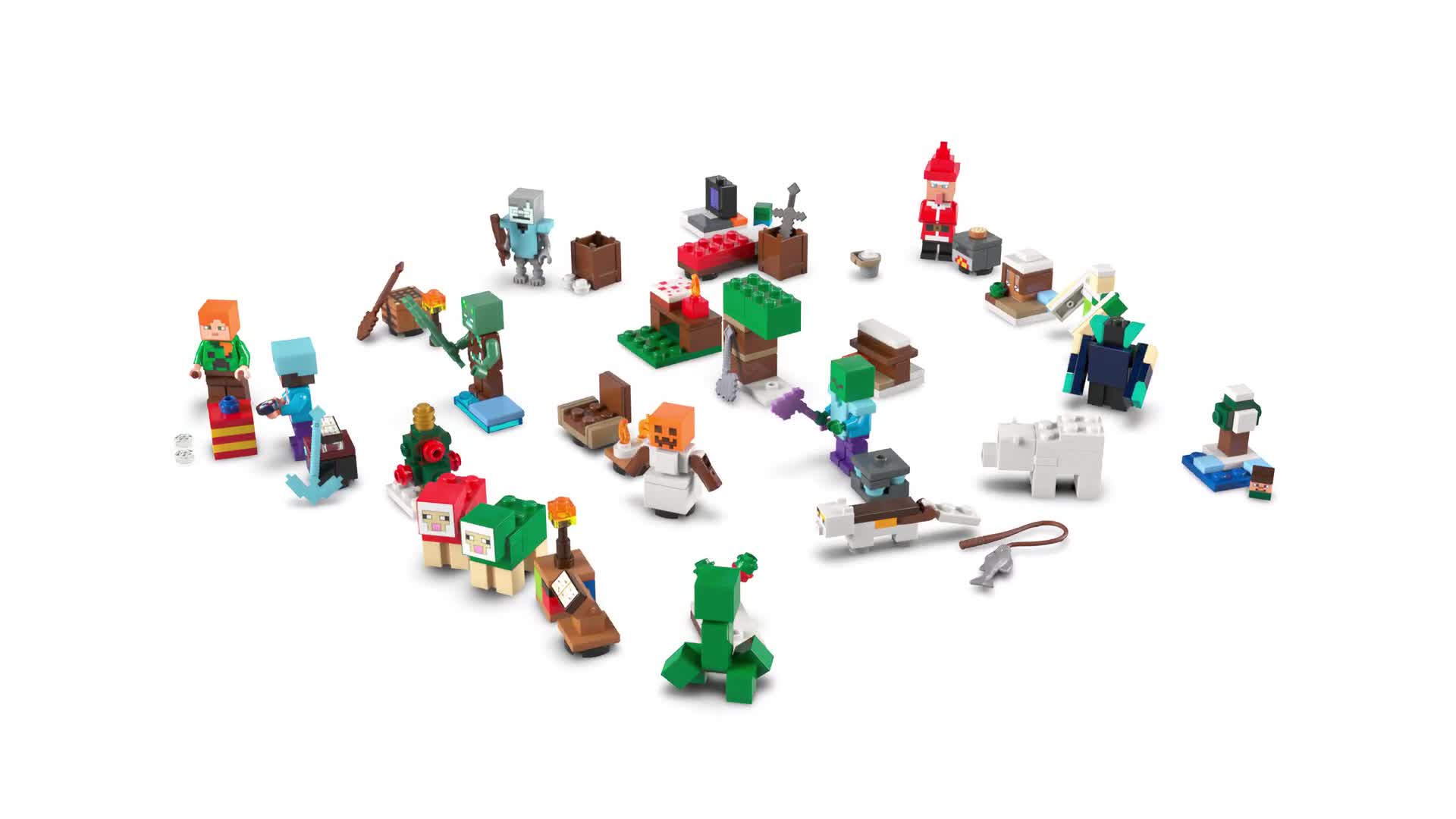 LEGO® Minecraft® 21280 Le calendrier de l’Avent 2025 - Lego - Achat ...