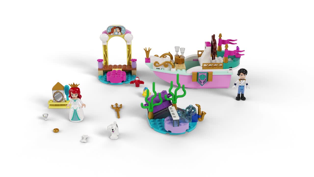 LEGO® Disney 43191 Bateau de célébration d'Ariel - Lego - Achat & prix ...