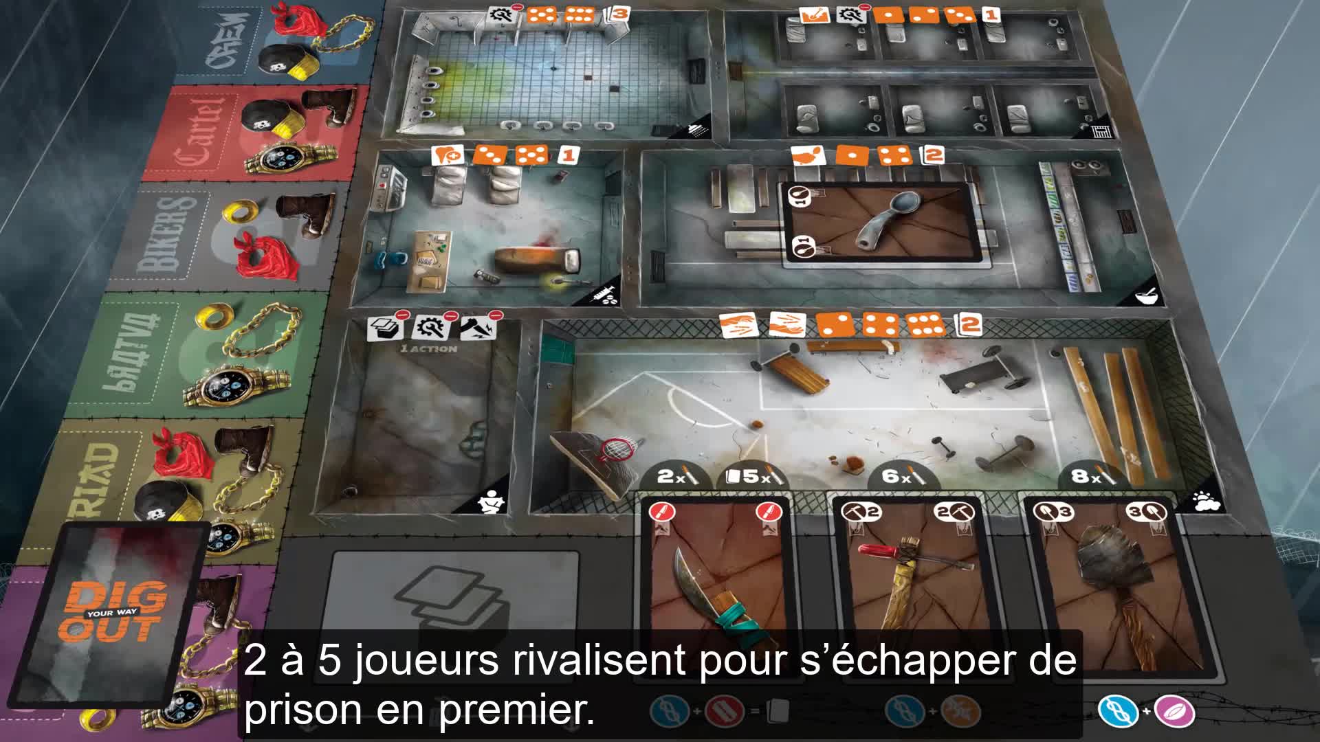 Jeu de société Cartamundi Dig your way Out - Jeu de stratégie - à la Fnac