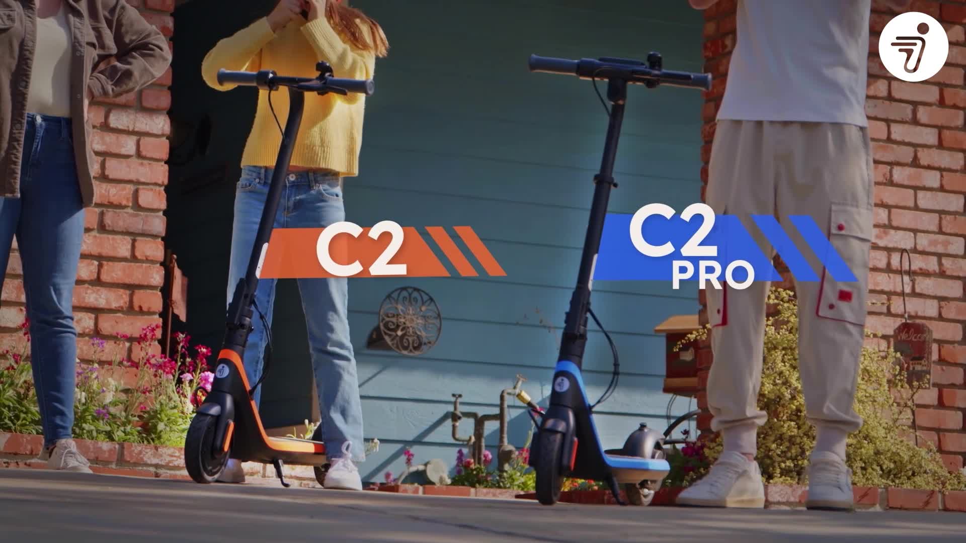 Trottinette électrique enfant Ninebot C2 Pro powered by Segway Bleu et ...