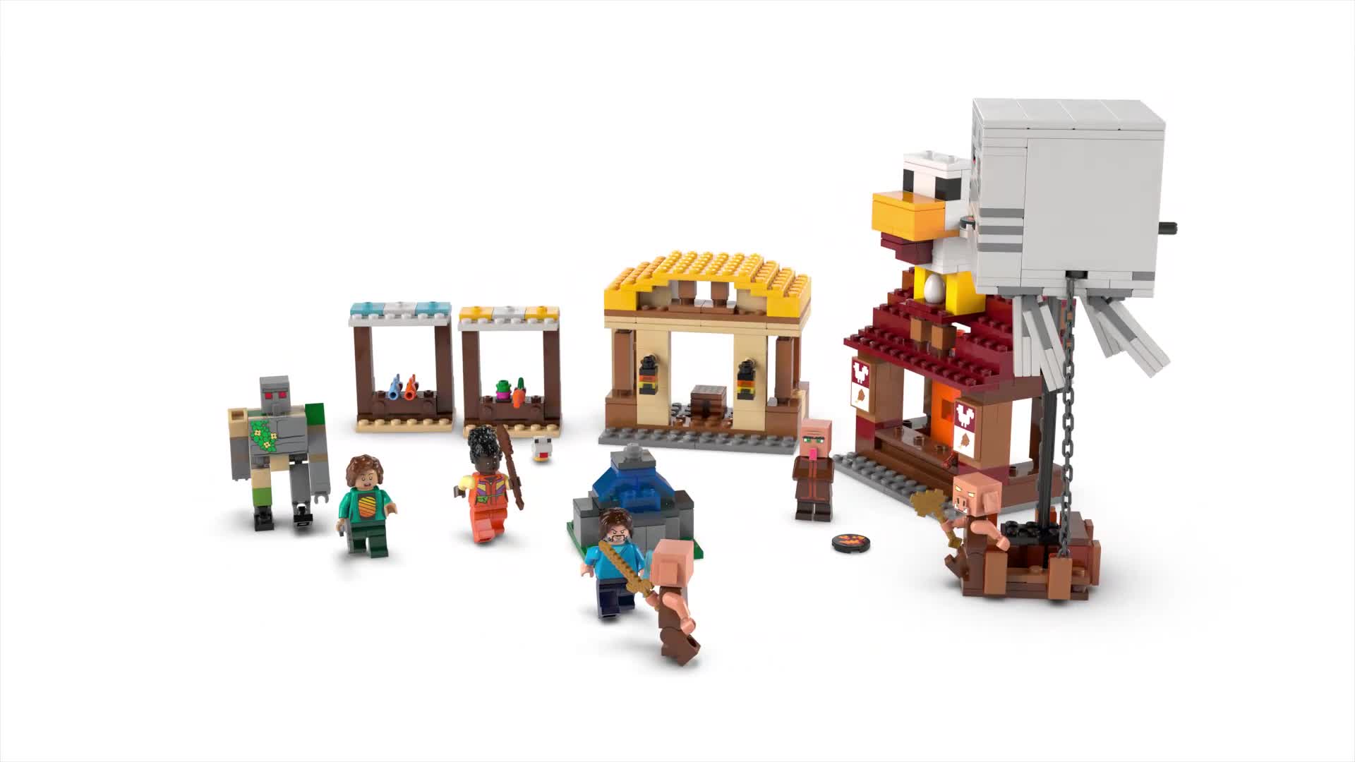 LEGO® Minecraft® 21273 Les Ghasts à l’attaque du village - Lego - Achat & prix | fnac