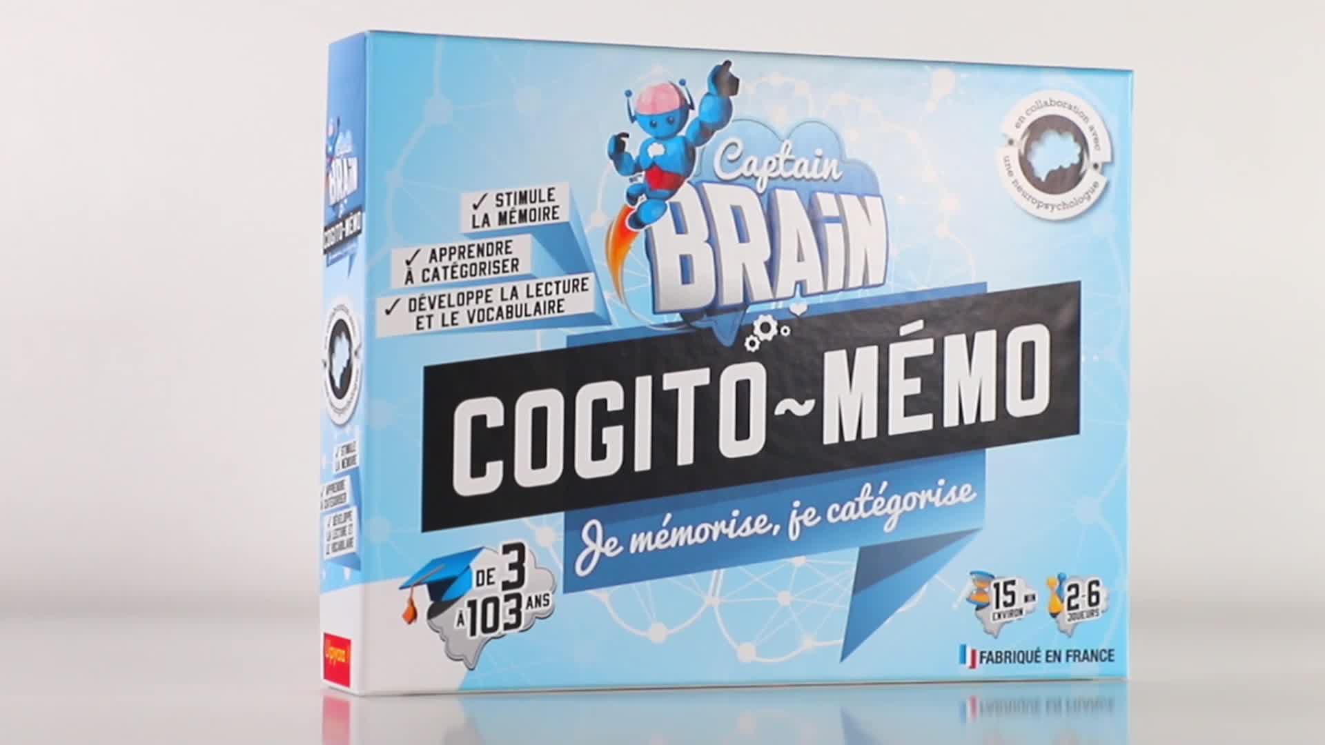 Jeu d’ambiance Captain Brain Cogito Mémo Je mémorise Je catégorise ...