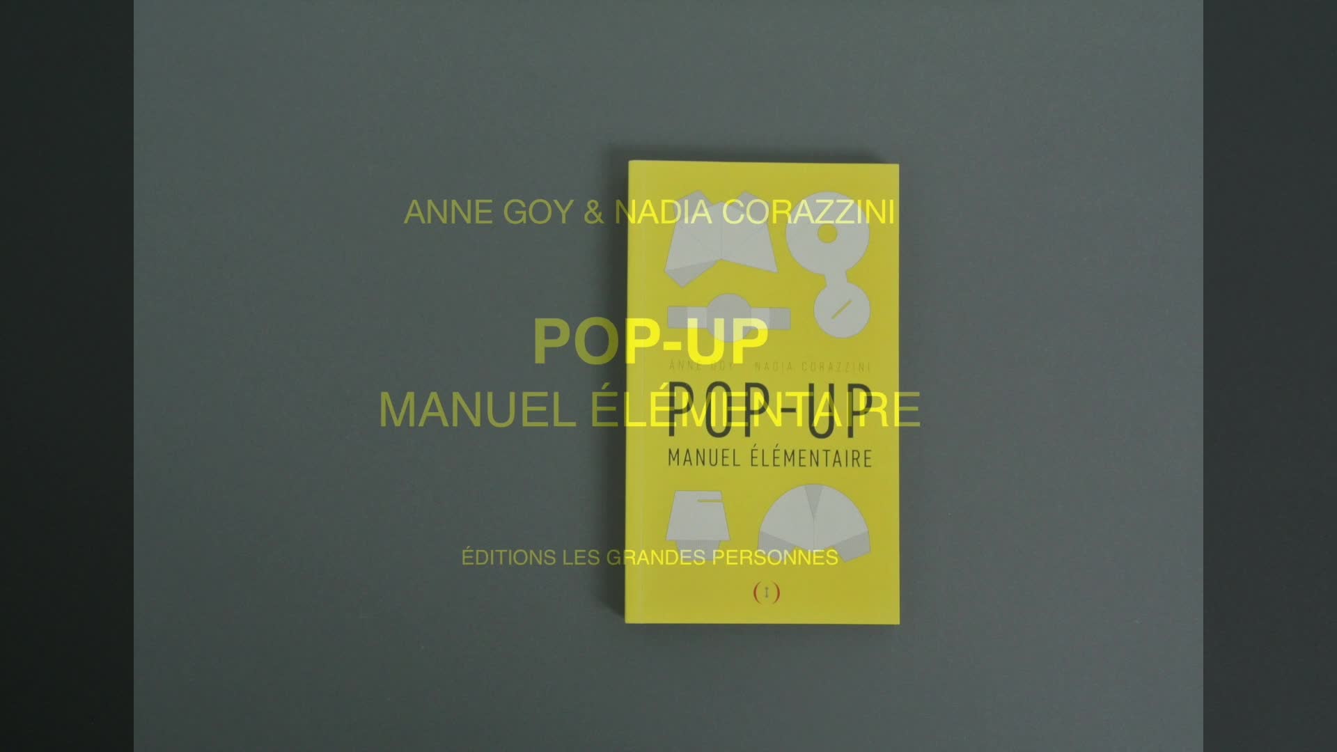 Pop-up Manuel élémentaire - cartonné - Nadia Corazzini, Anne Goy ...