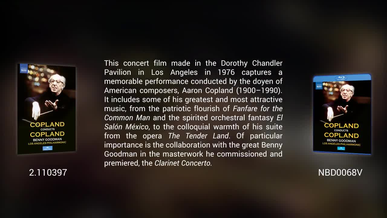 Copland conducts Copland 1976 DVD - DVD Zone 2 - Achat & prix | fnac