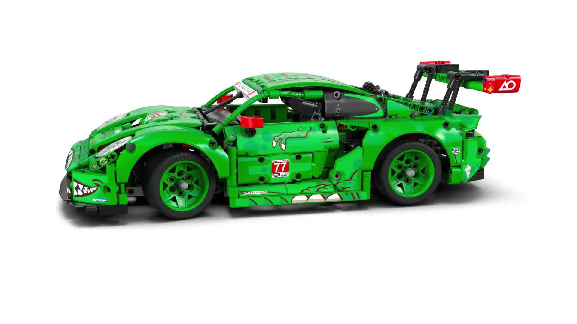 LEGO® Technic 42224 - Carro Porsche 911 GT3 R REXY AO Racing - LEGO ...