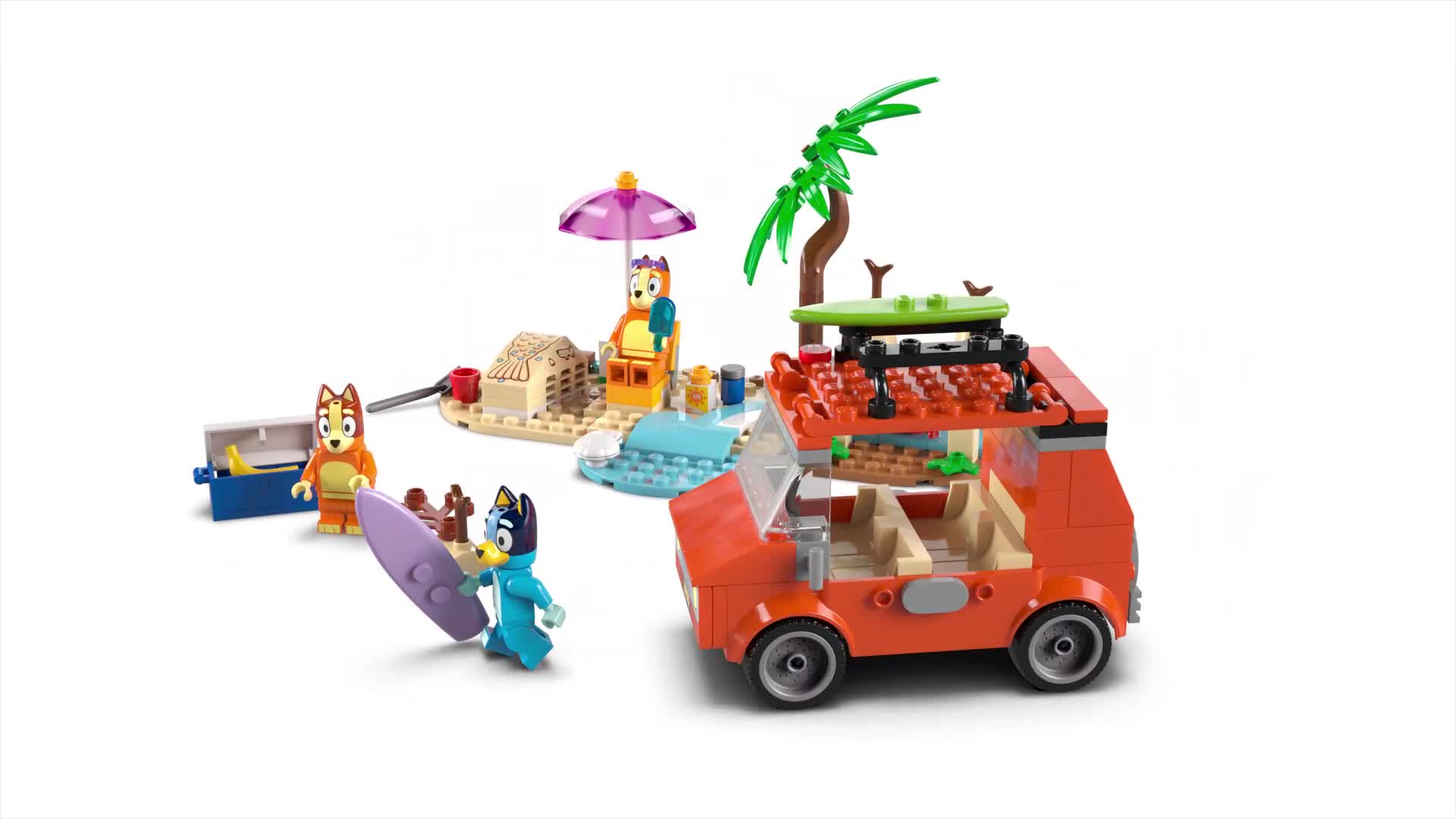 LEGO® Bluey 11202 - Viagem de Carro à Praia com a Bluey e a Família ...