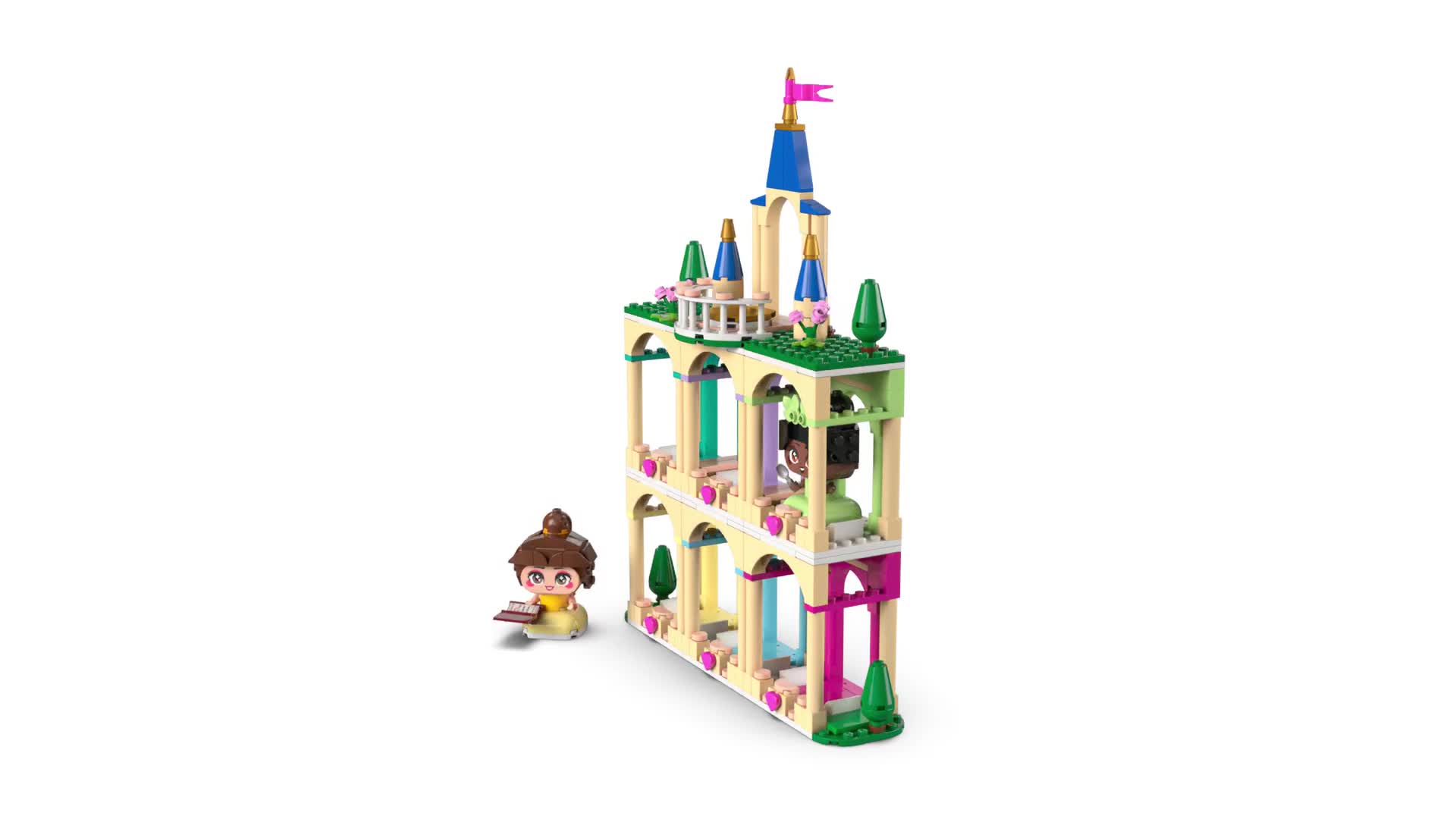 LEGO® Disney Princess 43291 - Mini Bela e Tiana com Castelo - LEGO ...