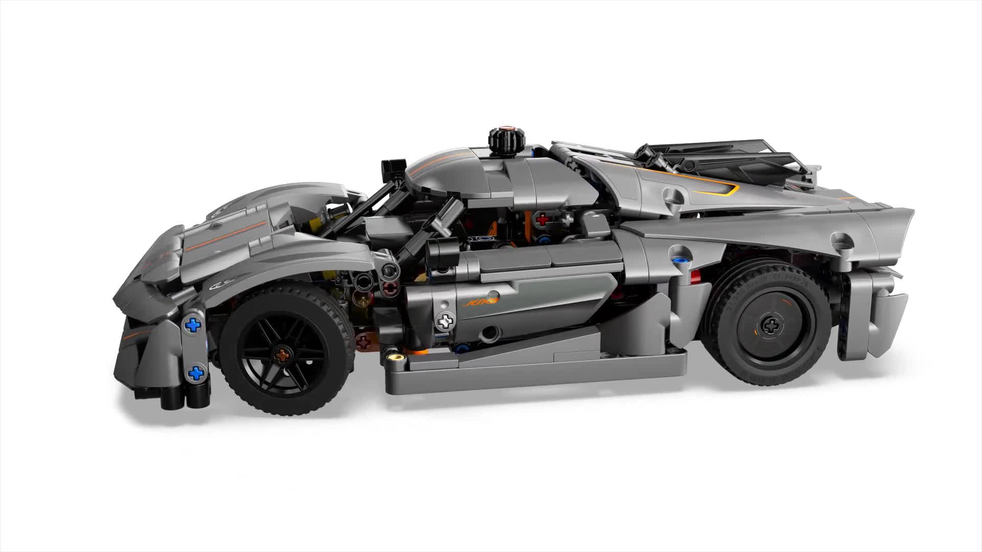 LEGO® Technic 42173 - Hipercarro Cinzento Koenigsegg Jesko Absolut ...