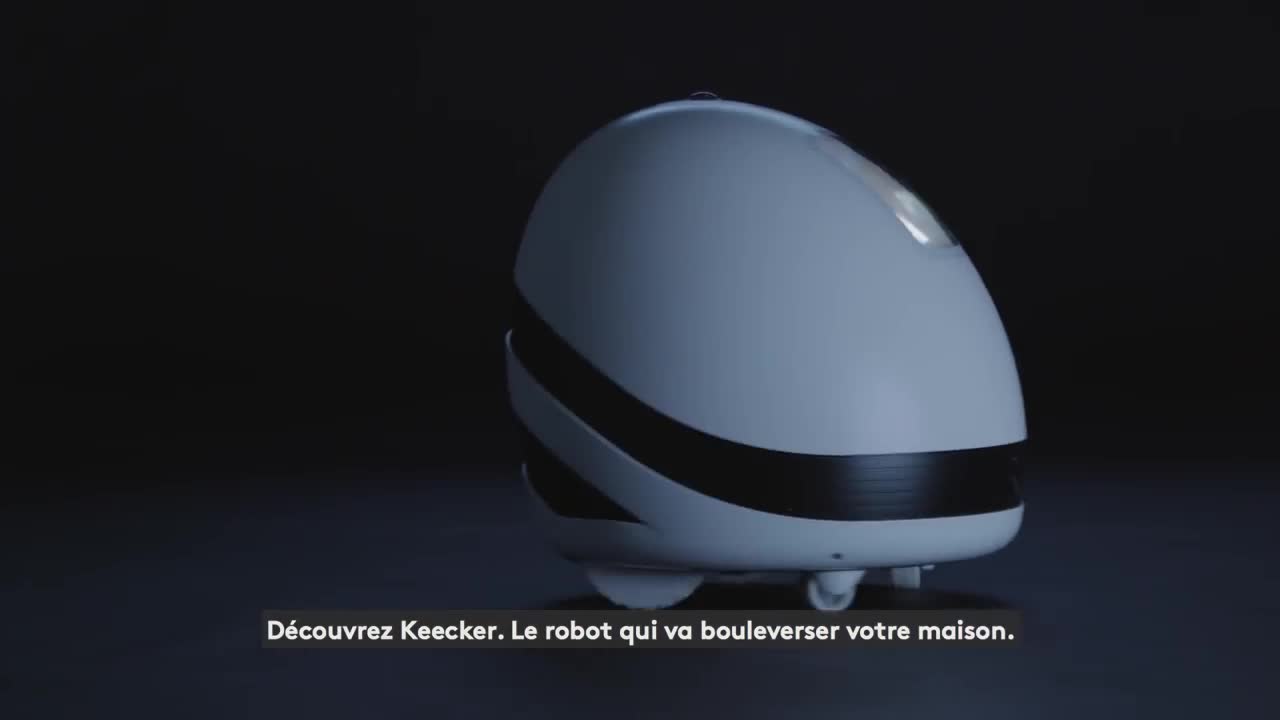 Robot multimédia vidéoprojecteur Keecker à commandes vocales 32 Go ...
